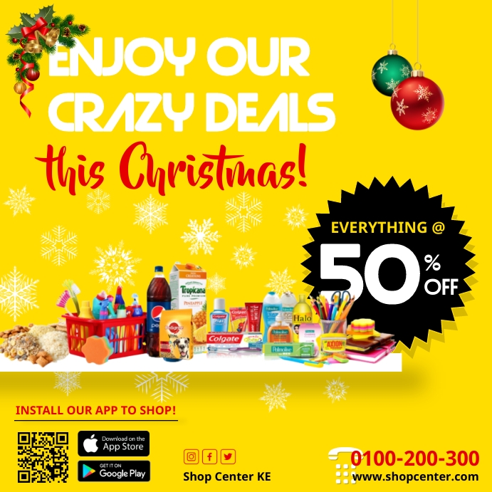 christmas deals Template | PosterMyWall