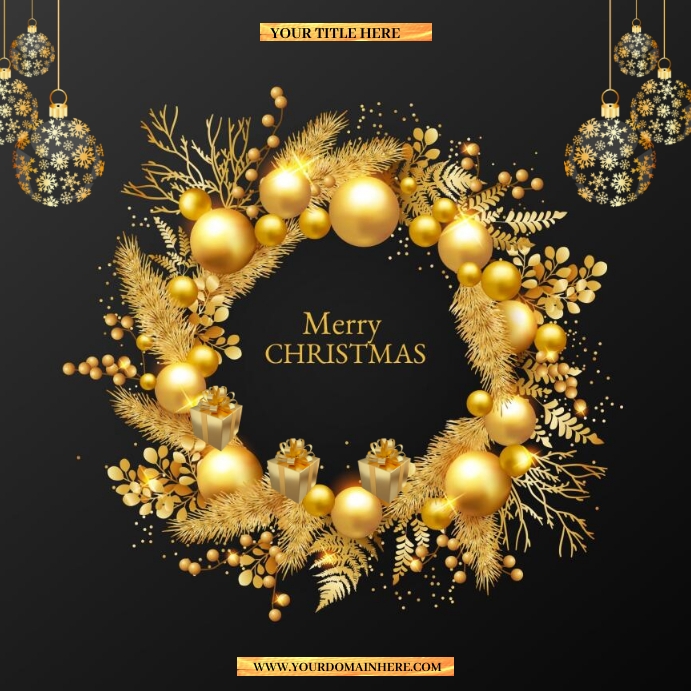 Plantilla de De Navidad | PosterMyWall