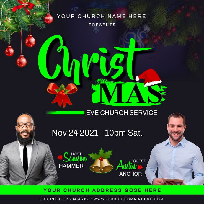 CHRISTMAS Template | PosterMyWall