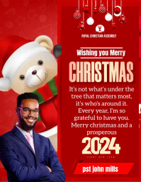 Christmas Program Schedule Flyer Template | PosterMyWall