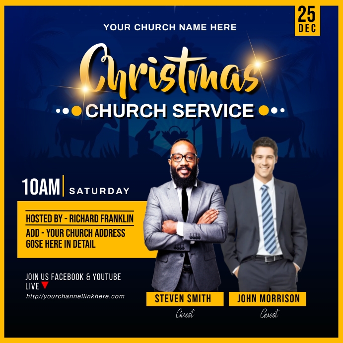 CHRISTMAS Template | PosterMyWall