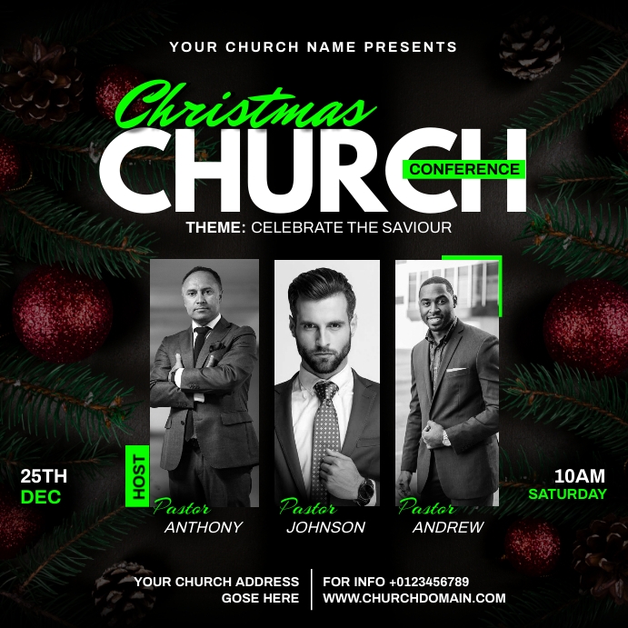 CHRISTMAS Template | PosterMyWall