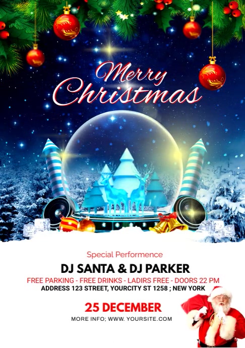 CHRISTMAS Template | PosterMyWall