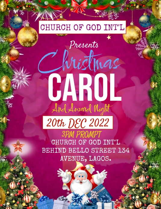 Natal Templat | PosterMyWall