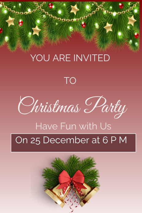 christmas dinner Template | PosterMyWall