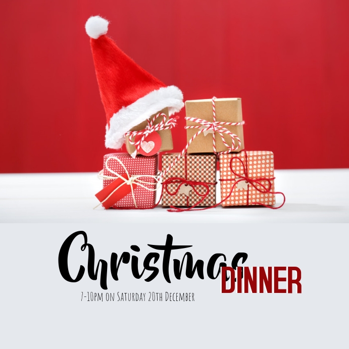 Christmas Dinner Template | PosterMyWall