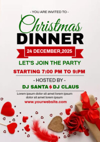 Christmas Dinner Template | PosterMyWall