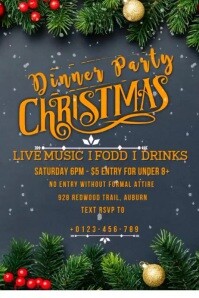 Christmas Party Ads Template | PosterMyWall