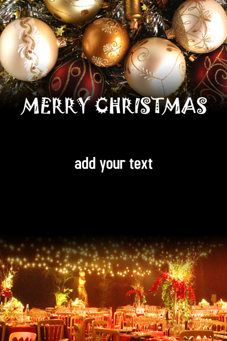 Christmas Dinner Template | PosterMyWall