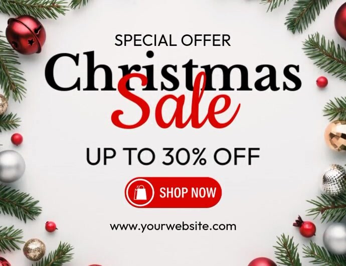 Christmas Discount Template | PosterMyWall