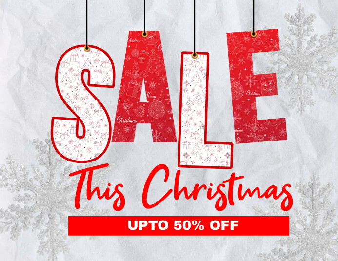 Christmas Discount Template | PosterMyWall