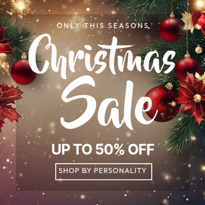Christmas Discount Event Template | PosterMyWall