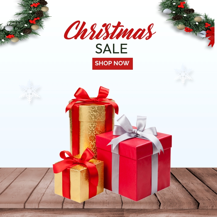 Christmas Discount Sale Template | PosterMyWall
