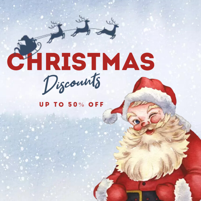 Copy of CHRISTMAS DISCOUNT SALE | PosterMyWall