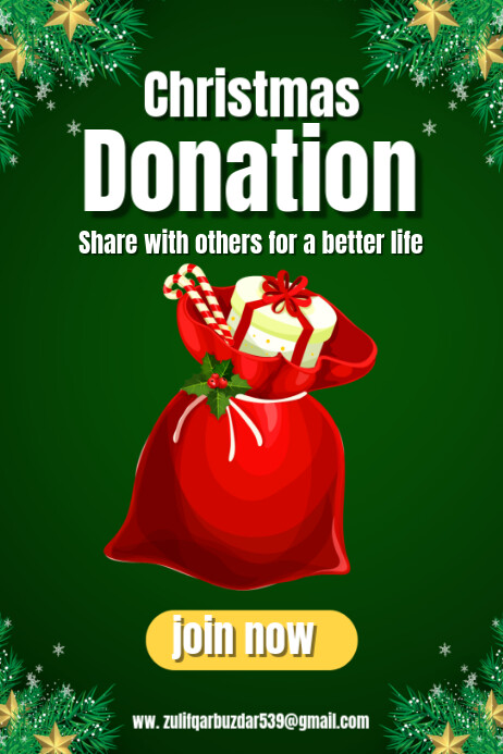 Copy of Christmas donation | PosterMyWall