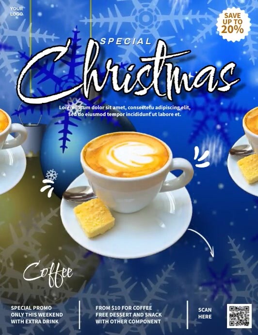 Copy of Christmas Drink Menu | PosterMyWall