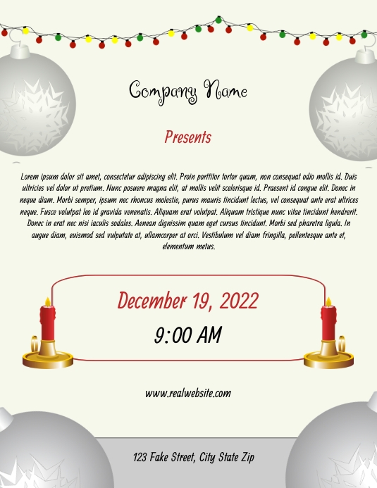 Christmas Drive Template | PosterMyWall