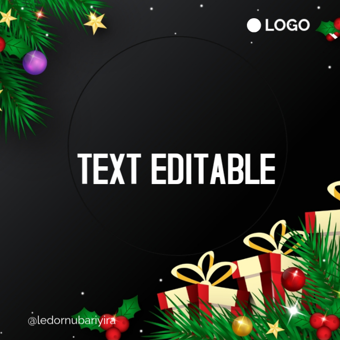 Christmas editable template | PosterMyWall