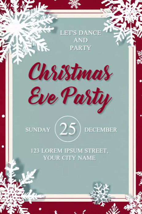 Christmas Eve Celebration Template | PosterMyWall