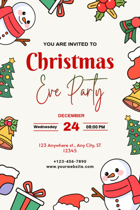 Christmas Eve Template | PosterMyWall