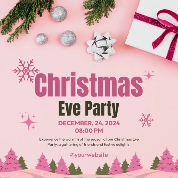 Christmas Eve Party Template | PosterMyWall