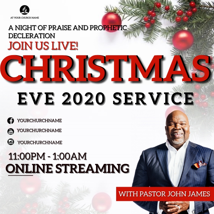 CHRISTMAS EVE SERVICE Church Event Template PosterMyWall christmas-eve-service-church-event-template-postermywall