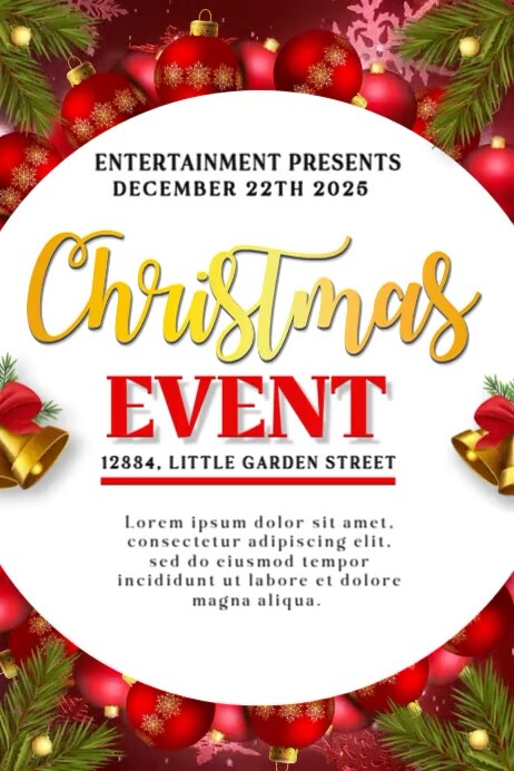 Christmas Event Ads Template | PosterMyWall