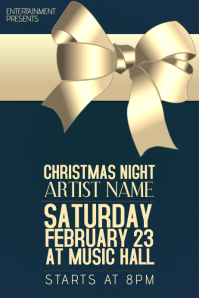 Christmas Event Concert Poster Template | PosterMyWall