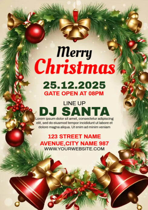 Christmas Event Template | PosterMyWall