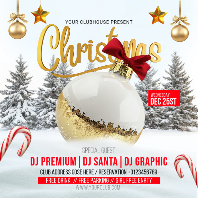Christmas Event Template | PosterMyWall