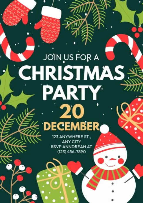 Plantilla de Christmas Event | PosterMyWall