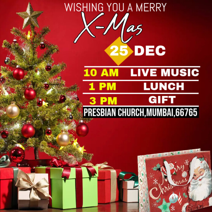 CHRISTMAS EVENT Template | PosterMyWall