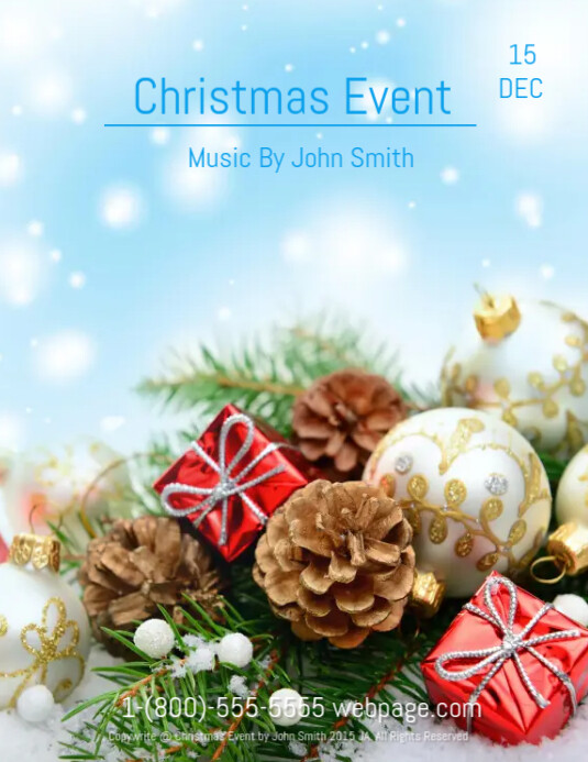 Christmas Event Template | PosterMyWall