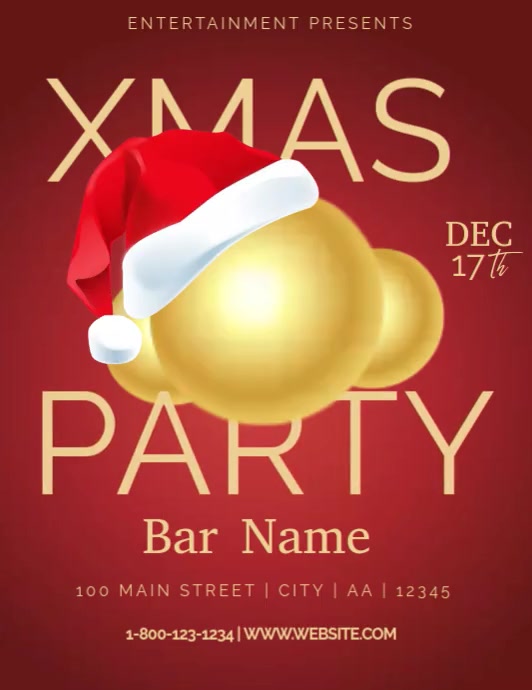 Christmas Event Template | PosterMyWall