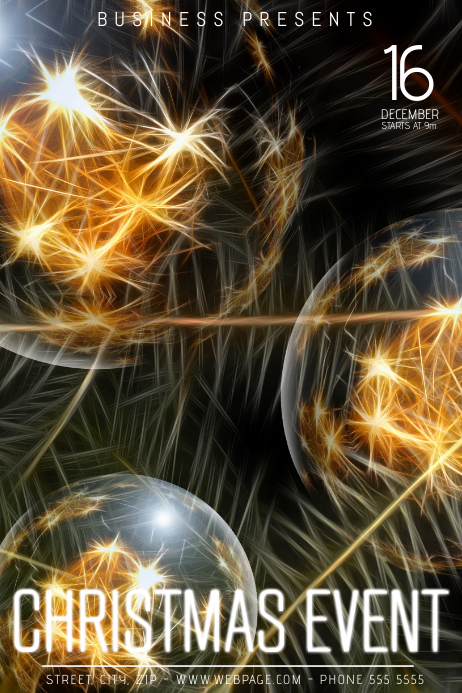 Copy of Christmas Event festival Concert Poster Template | PosterMyWall