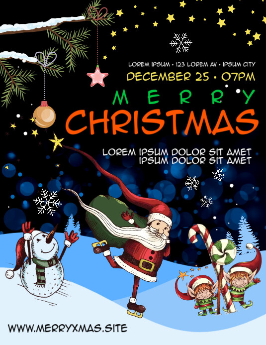 Selebaran Acara Natal Templat | PosterMyWall