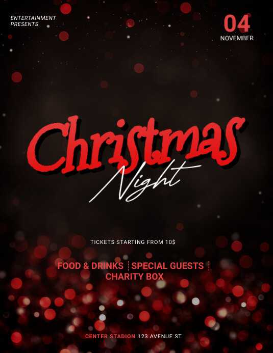 Copy of Christmas Event flyer template | PosterMyWall