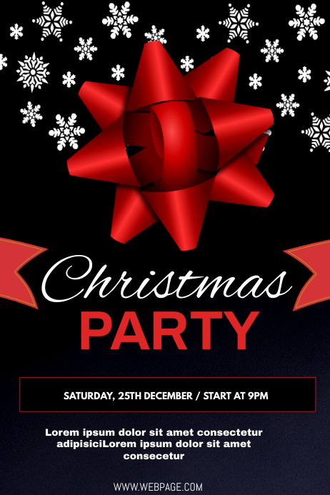 Christmas event flyer template | PosterMyWall