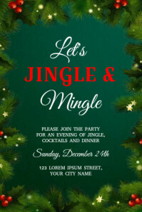 Christmas Party Event Template | PosterMyWall