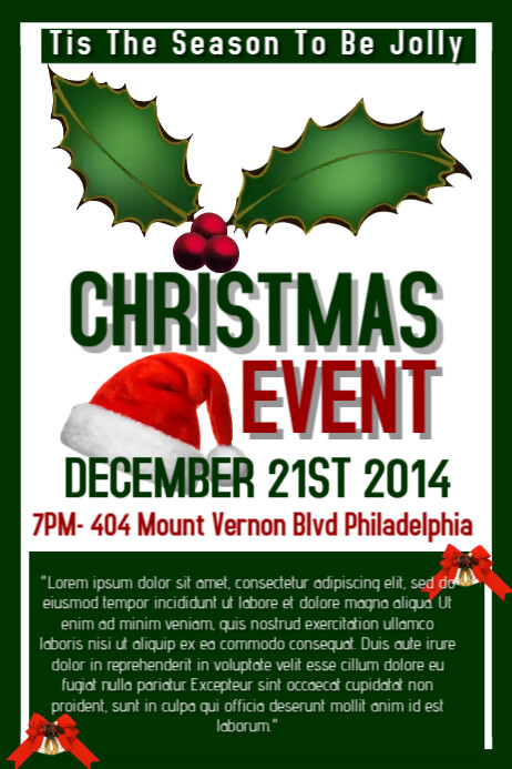 Christmas Event Template | PosterMyWall
