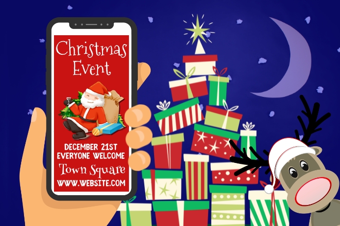 Christmas Event Poster Template | PosterMyWall
