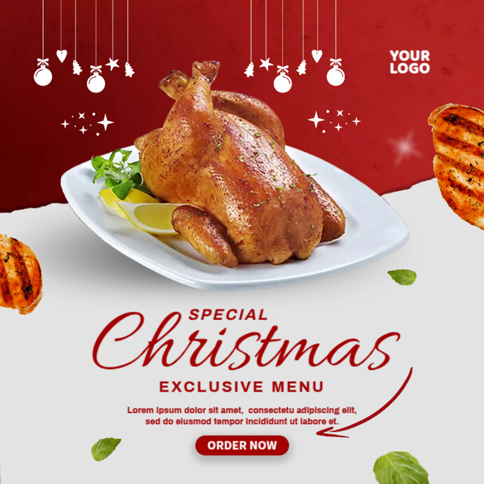 Christmas Exclusive Menu Template | PosterMyWall