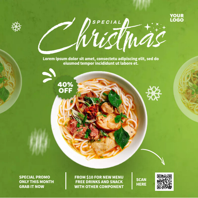 Christmas Exclusive Menu Template | PosterMyWall