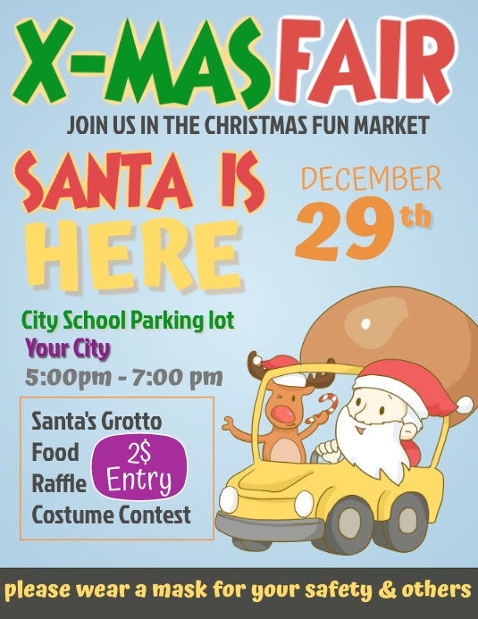Christmas fair Template | PosterMyWall