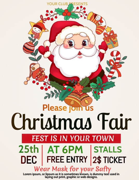 Christmas fair Template | PosterMyWall
