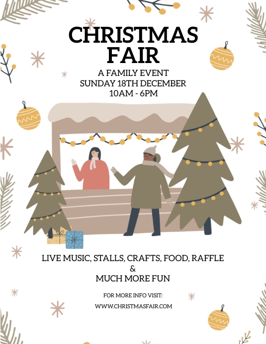 Christmas Fair Flyer Template | PosterMyWall