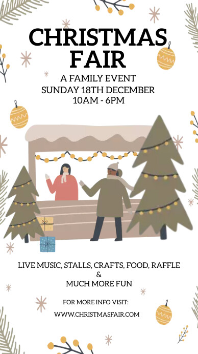 Christmas Fair Flyer Template | PosterMyWall