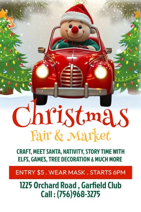 Christmas Fair Market Template | PosterMyWall