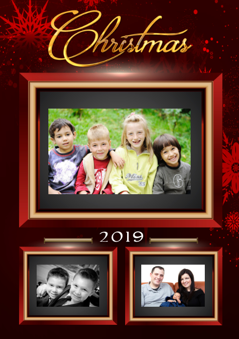 Christmas Family Collage Template | PosterMyWall