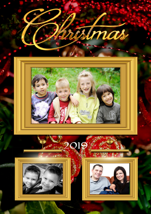 Christmas Family Collage Template | PosterMyWall